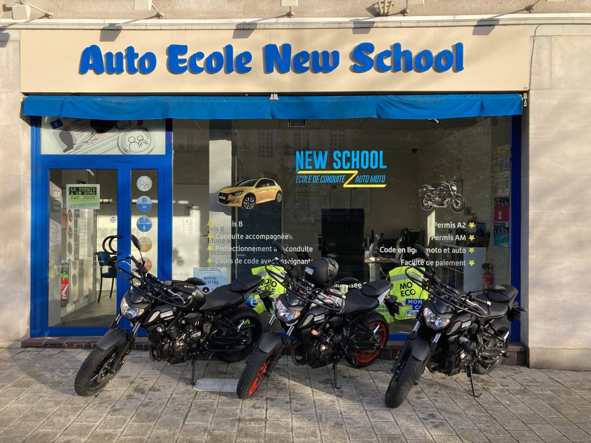 AUTO MOTO ÉCOLE NEW SCHOOL BOURGES Formation Auto - Moto